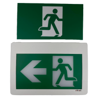 Running Man Exit Sign Combo | Double Head | Arani