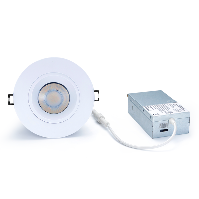 High Lumen Dimmable Gimbal Light | 360° Adjustable | White | Arani